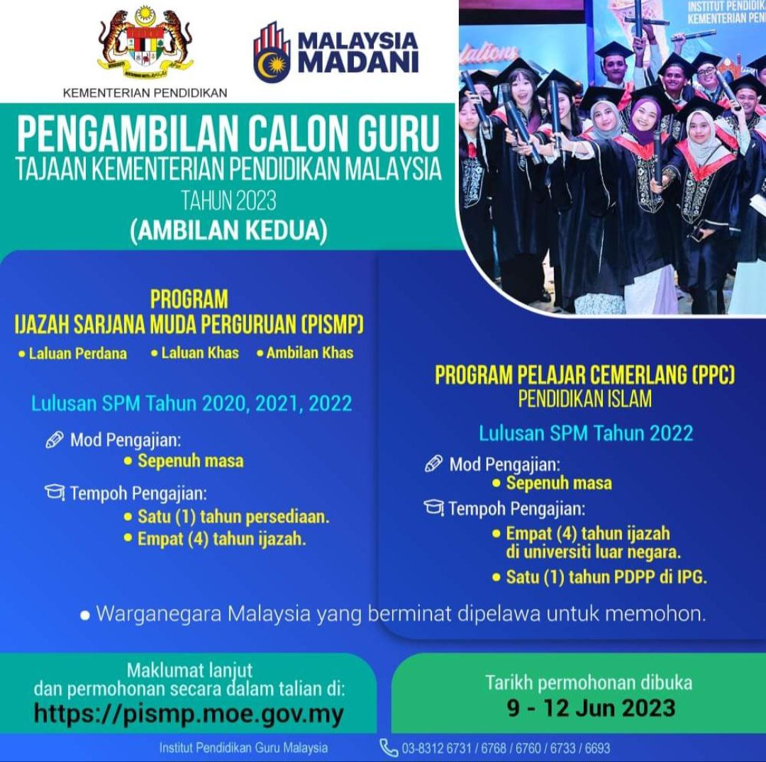 Cara Mohon PISMP 2023 Calon Guru Ambilan Lepasan SPM Tahun 2020, 2021 ...